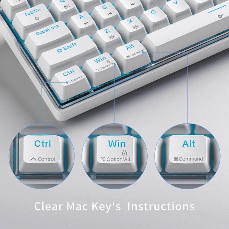 Kemove K61SE SnowFox Mechanical Keyboard - Kemove Mechanical Keyboard